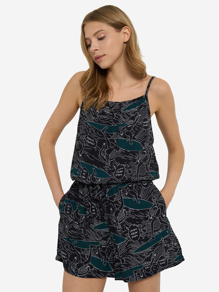 Комбинезон для плавания Женский Termit черный, размер 46, 48 Плавание Бангладеш Без застежки ...