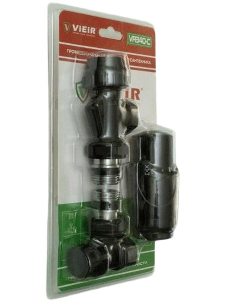 ЧЁРНЫЙ Осевой Термостатический комплект для радиатора УГЛОВОЙ 1/2" VR340-C 3 в 1 купить на OZON ...