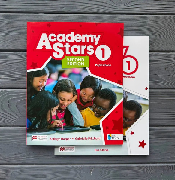 Academy Stars 1 SECOND Edition Students Book + Workbook + Онлайн Код ...