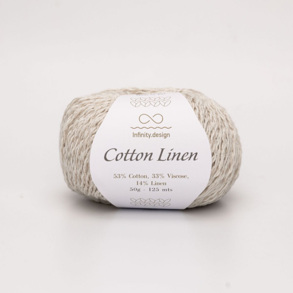 Пряжа для вязания Infinity Design Cotton Linen (1015 Kitt) 6 мотков купить на OZON по низкой ...