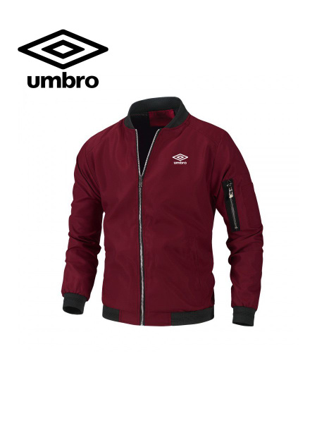 Ветровка Мужской, Женский UMBRO Бахрома темно-бордовый круглый Камус, размер 46, 48 Средний На ...