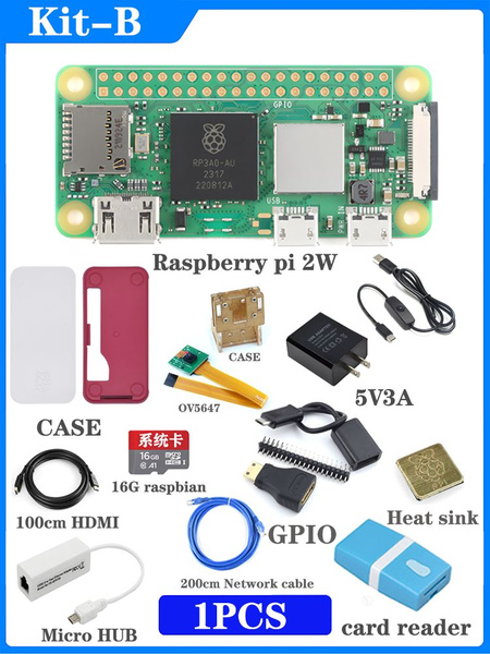 Raspberry Pi Zero 2W 1ГГц SDRAM Bluetooth BLE и WiFi Pi 0 2 Вт купить на OZON по низкой цене ...