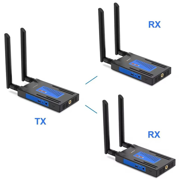 Беспроводной передатчик и приемник HDMI BOVBOX WL092, 1080P при 60 Гц ...