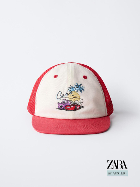 Кепка Zara CARS LIGHTNING MCQUEEN DISNEY EMBROIDERED MESH CAP купить на ...