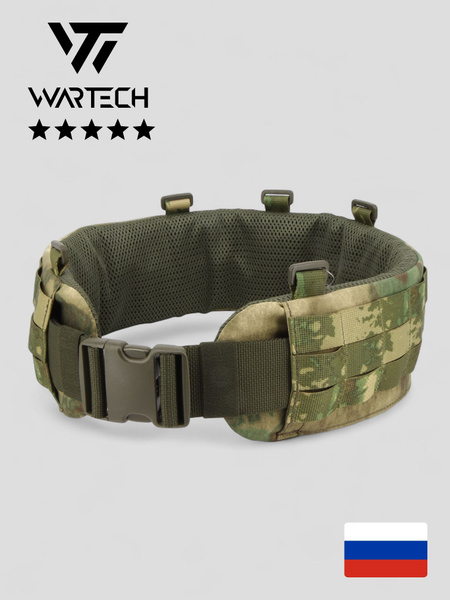 Пояс тактический разгрузочный Wartech Вектор, A-Tacs FG, ремень олива ...