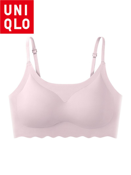 Бюстгальтер Женский Uniqlo бралетт, классическая чашка, размер 80A, 80B антрацитово-серый ...