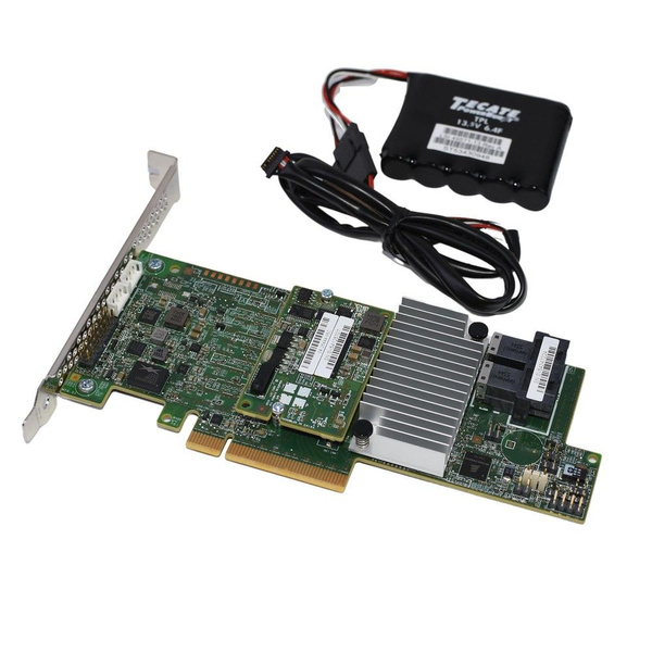 LSI MegaRAID 9361-8i PCIe 3,0 x8 SATA SAS 8-портовый 12 Гбит / с RAID ...