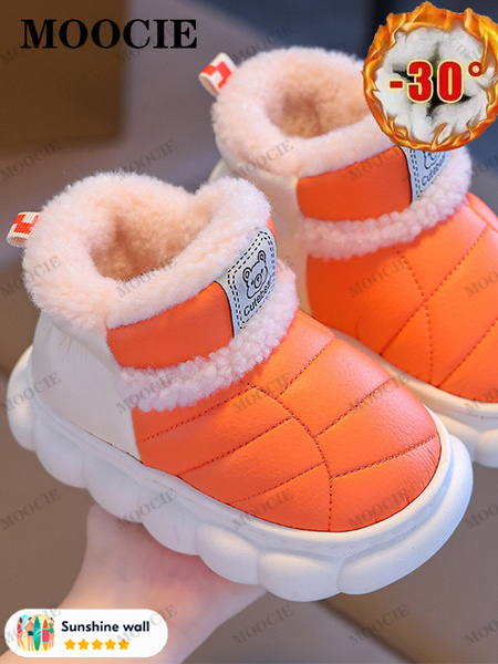 Ботинки Девочки MOOCIE оранжевый, размер 27 Зима Шнурки купить c доставкой на OZON по низкой ...