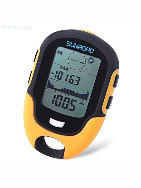 GPS возвращатель на 9 точек, цифровой альтиметр, электронный компас с ...