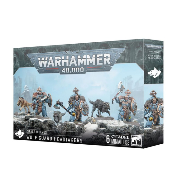 Warhammer 40000 миниатюры - SPACE WOLVES : WOLF GUARD HEADTAKERS купить ...