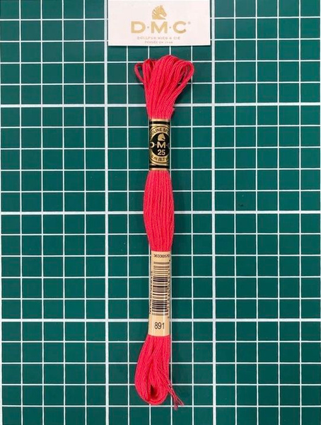 DMC, col: 891, Мулине купить на OZON по низкой цене (2576615703)