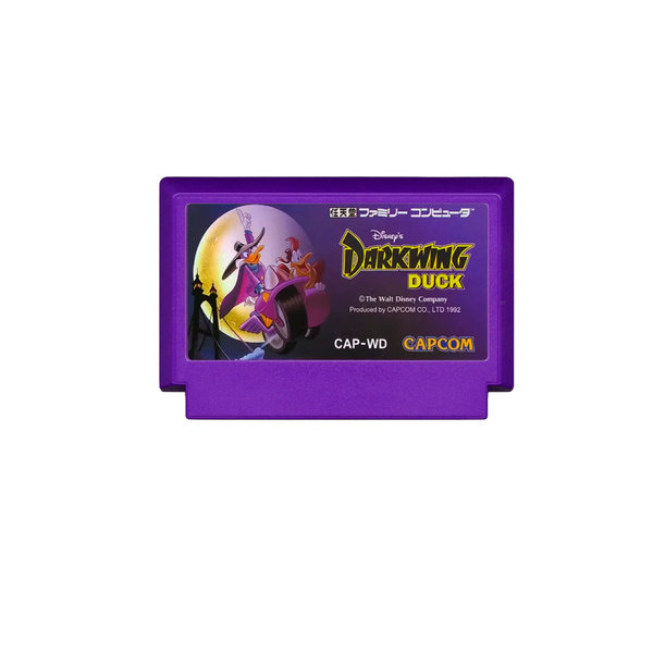 Картридж 8 bit Картридж 8 bit в стиле Famicom Darkwing Duck (Черный плащ) английская версия ...