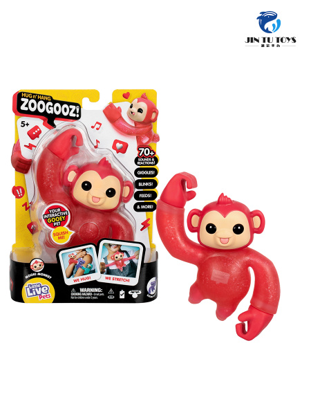 Moose Little Live Pets Hug n' Hang Zoogooz Mooki Monkey / Интерактивная ...