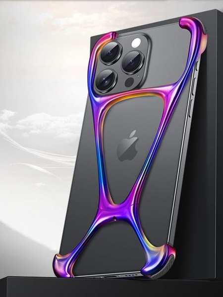 YNOT Дизайнерский премиум Чехол из Авиационной Стали для iPhone 15 Pro ...