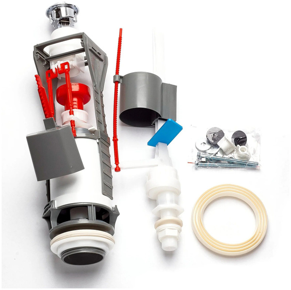 Механизм смыва VIDIMA Sirius, комплект, двойная кнопка смыва, нижняя ...