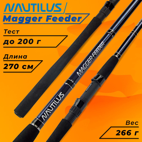 Удилище Nautilus "NAUTILUS" Magger Feeder 180см 150г NMF6HQ купить по ...