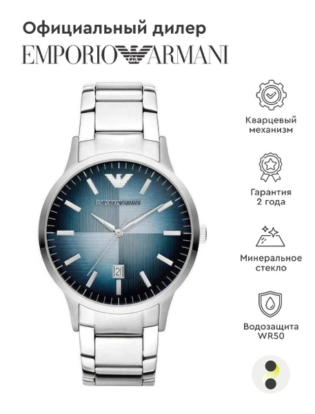 Мужские наручные часы Emporio Armani Retro AR2472 купить на OZON по ...