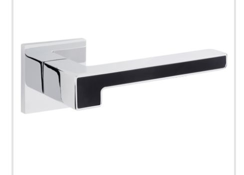 Ручки дверные (к-кт - 2шт.) Code Deco Slim H-30120-A-CR/B хром/черный купить на OZON по низкой ...