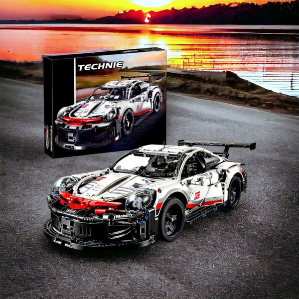 Конструктор Техник "Porsche 911 RSR" 1630 деталей (спортивная машина ...