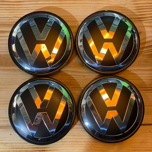 4шт, 76мм, Колпачки заглушки Фольксваген Volkswagen на центральное ...