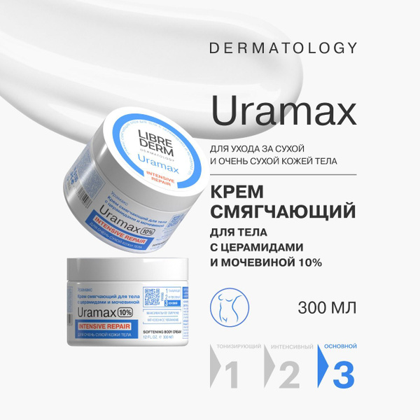 LIBREDERM URAMAX / Урамакс крем для тела смягчающий с церамидами и ...