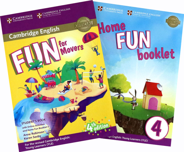 Fun for Movers. Students Book with Online Activities with Audio and Home Fun Booklet 4 / Учебник ...