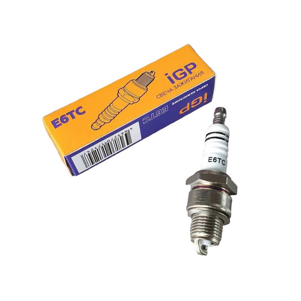 Свеча зажигания IGP E6TC - купить по выгодным ценам в интернет-магазине OZON (1420147282)