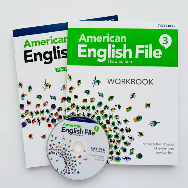 American English File 3, 3 издание. ПОЛНЫЙ КОМПЛЕКТ: Student's Book ...