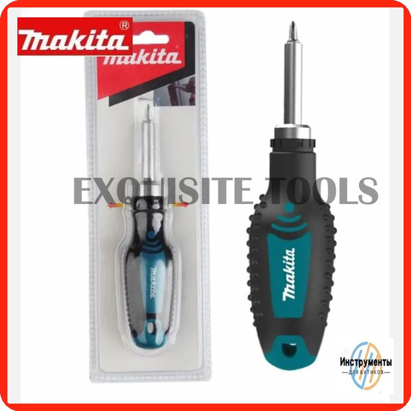 Отвертка с храповым механизмом + бита PH2 Makita D-58833 - купить в ...