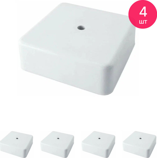 Распределительная коробка TDM Electric / ТДМ Электрик КР распаячная ОП, наружная белая ...