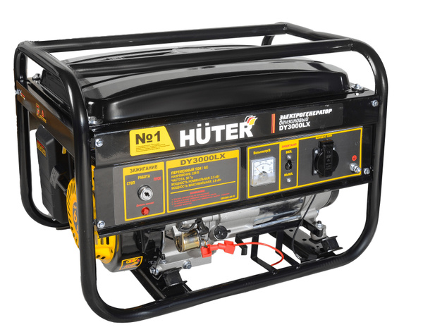 Электрогенератор DY3000LX-электростартер Huter - купить по низкой цене в интернет-магазине OZON ...