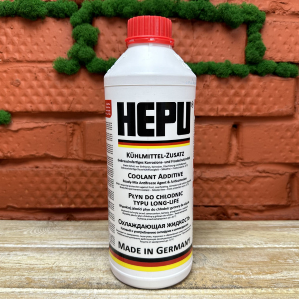 Антифриз Красный готовый к применению HEPU G12 1.5л P900RM12 купить на OZON по низкой цене ...