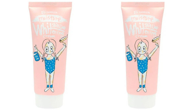 ELIZAVECCA Крем для лица осветляющий Skin Liar Moisture Whitening Cream ...