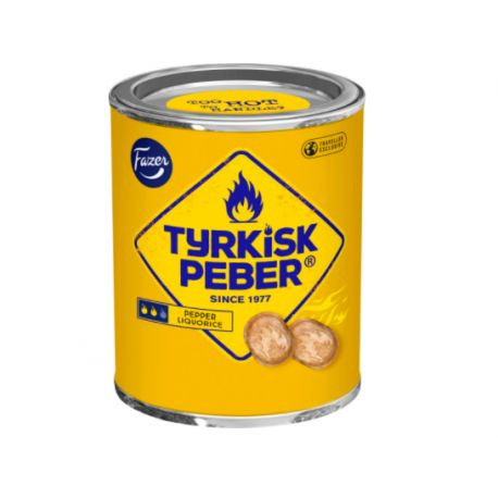 Конфеты Fazer Turkish Peber PEPPER LIQUORICE перец и лакрица Traveler ...