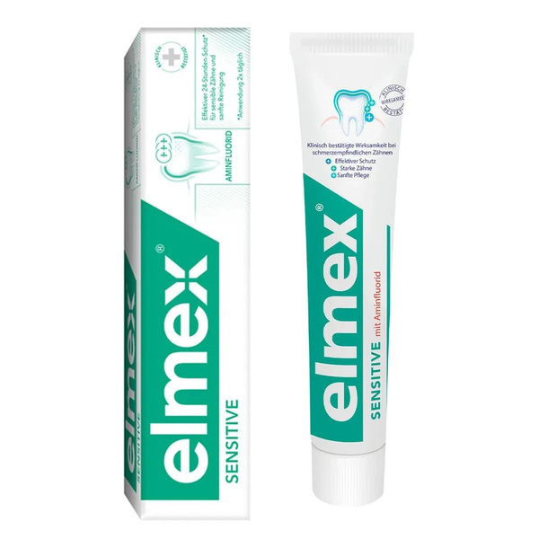 Зубная паста Колгейт Elmex Sensitive для чувствительных зубов 2 штуки ...