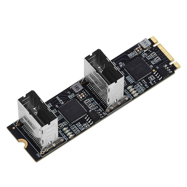 M.2 PCIe3.0 на 8 портов SATA 6G Multiplier Controller Card B/M Key NGFF ...