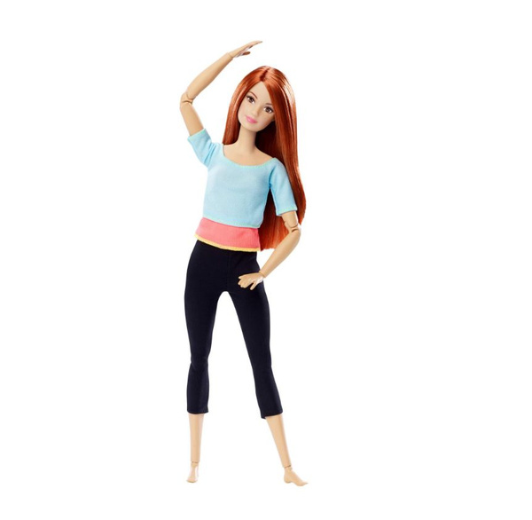 (Рыжая) Кукла Barbie Безграничные движения с артикуляцией тела Барби ...