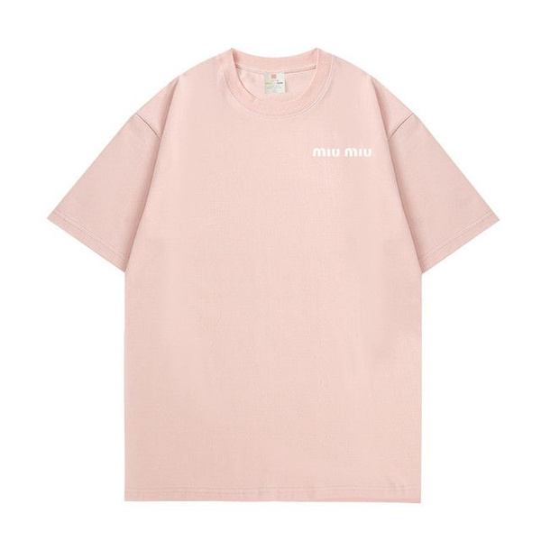 Футболка Miu Miu размер 46 цвет розовый купить по выгодной цене в интернет магазине Ozon