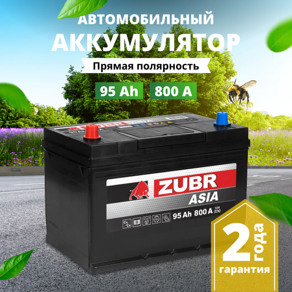 Аккумулятор автомобильный ZUBR Зубр Ультра Азия купить по выгодной цене в интернет-магазине OZON ...