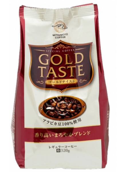 Кофе молотый MitsuMotoCoffee "Gold Taste" Мокко (Красная) 240 гр ...