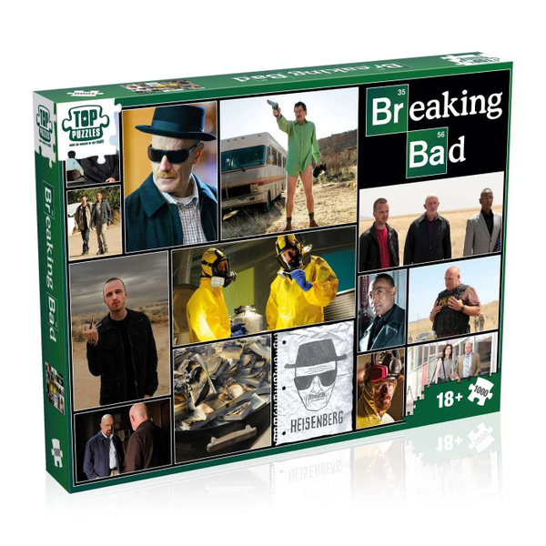 Пазл 1000 деталей Winning Moves Во все тяжкие Breaking Bad Collage ...
