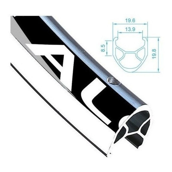 Обод ALEX RIMS R450, 700С х 14 мм х 32Н, двойной, F/V, CSW, чёрный ...