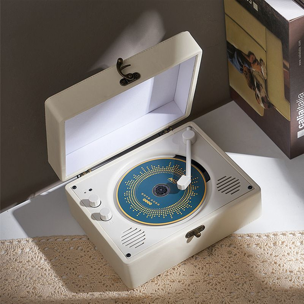 YEARS STAY 1900 CD проигрыватель,Ретро беспроводной Bluetooth CD ...