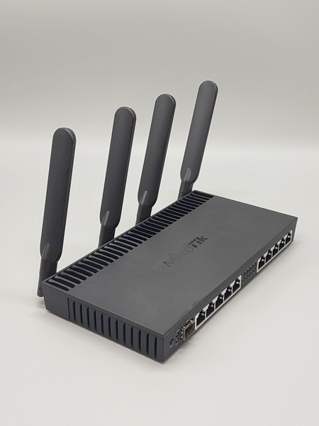 Роутер MIKROTIK RB4011iGS+5HacQ2HnD-IN-NDS, черный матовый купить по ...