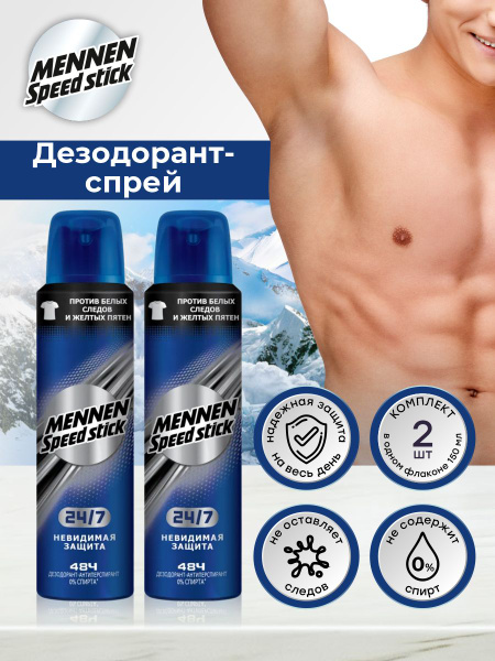 Mennen Speed Stick Дезодорант 150 мл - купить с доставкой по выгодным ...