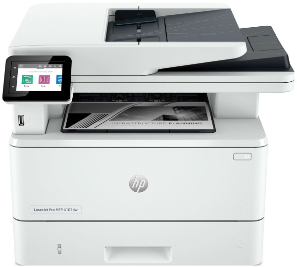 МФУ Лазерное HP LaserJet Pro 4103dw (2Z627A) купить по низкой цене в ...