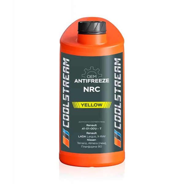 Антифриз Coolstream Premium NRC CS-010101-YE 1кг, Готовый раствор ...