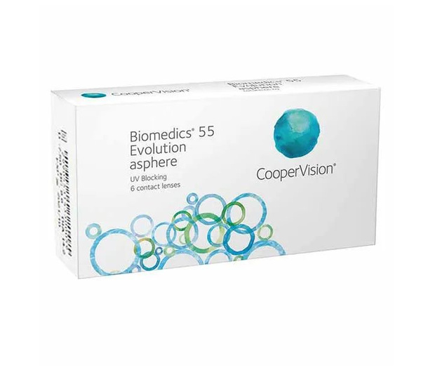 Контактные линзы CooperVision Biomedics55 Evolution 55 EV 8.6 (-4.75 ...