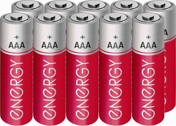 Energy Батарейка солевая R03 (AAА), 10 шт - купить с доставкой по ...
