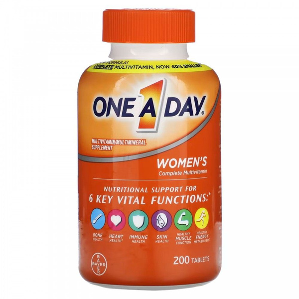One-A-Day, One A Day, мультивитаминный комплекс для женщин, 200 ...
